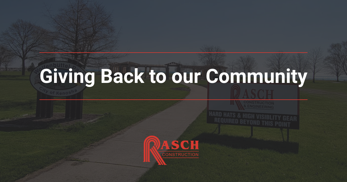 Giving Back to our Community - Rasch Construction & Engineering